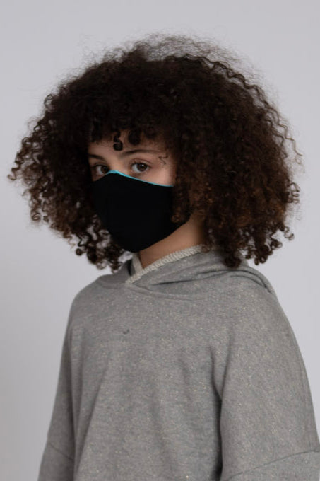 Kids Adjustable Neon Green Soft Reversible Mask – NARCES