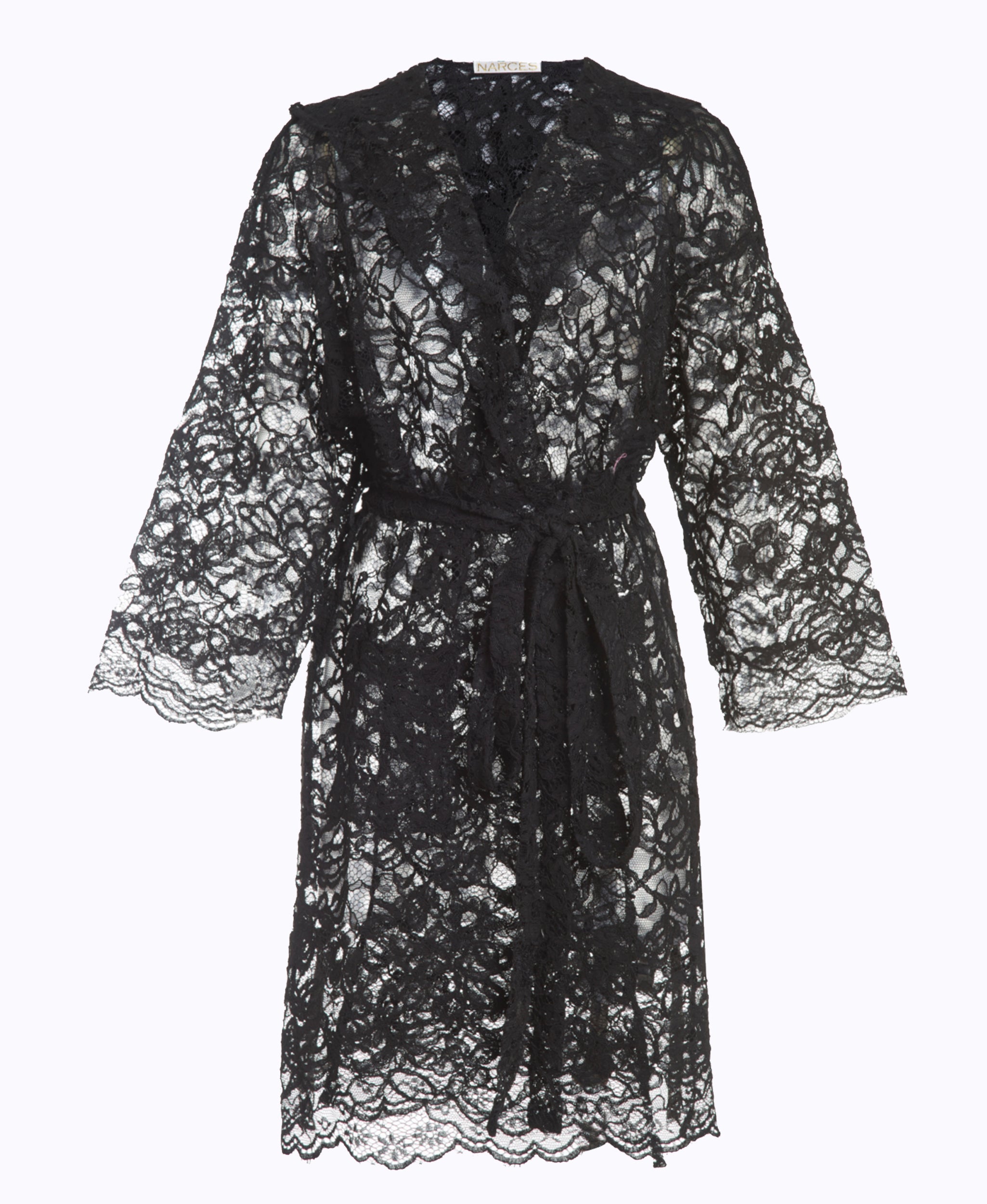 Peace Black Robe Dress – NARCES