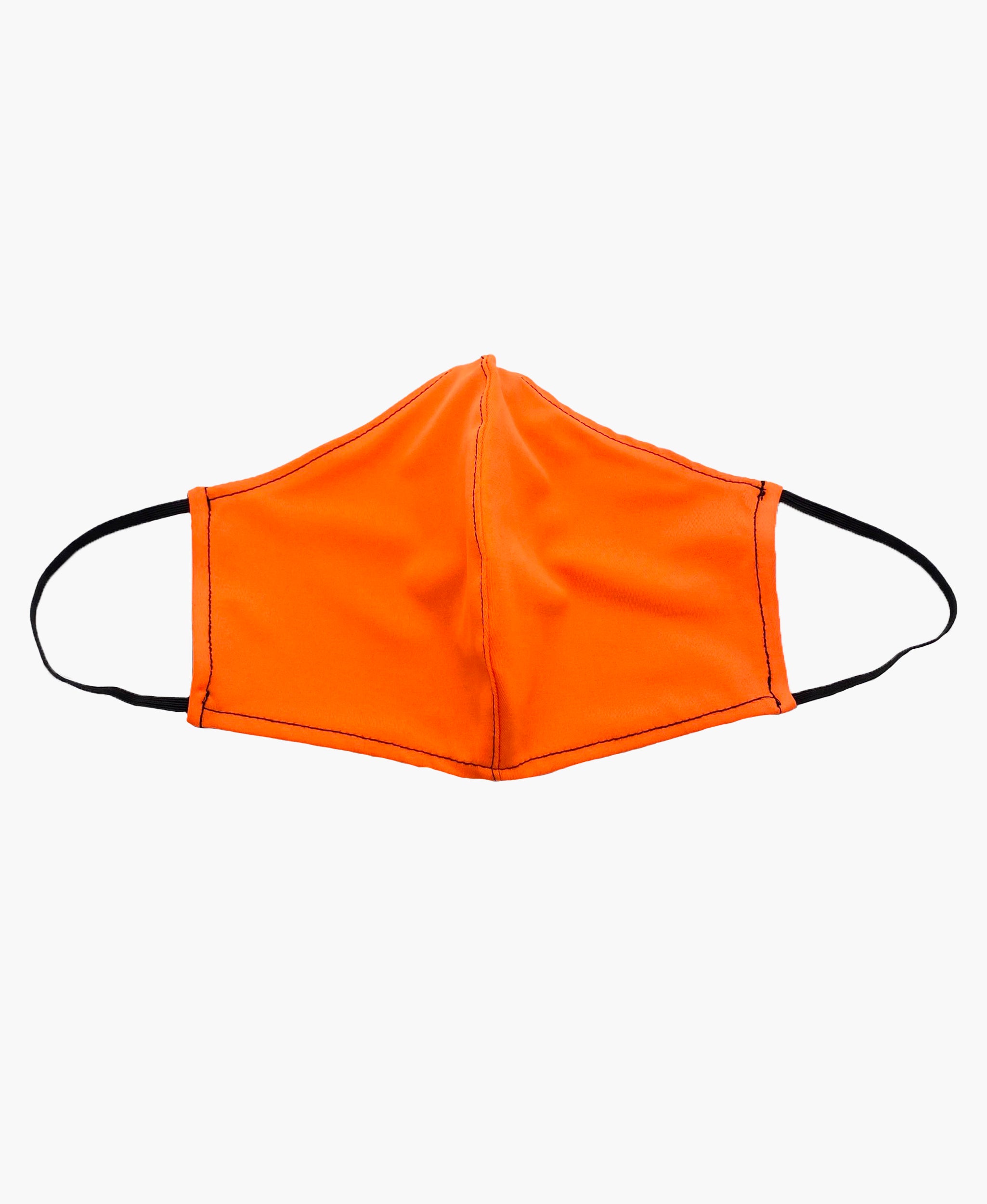 Neon Orange Black Soft Reversible Mask – NARCES