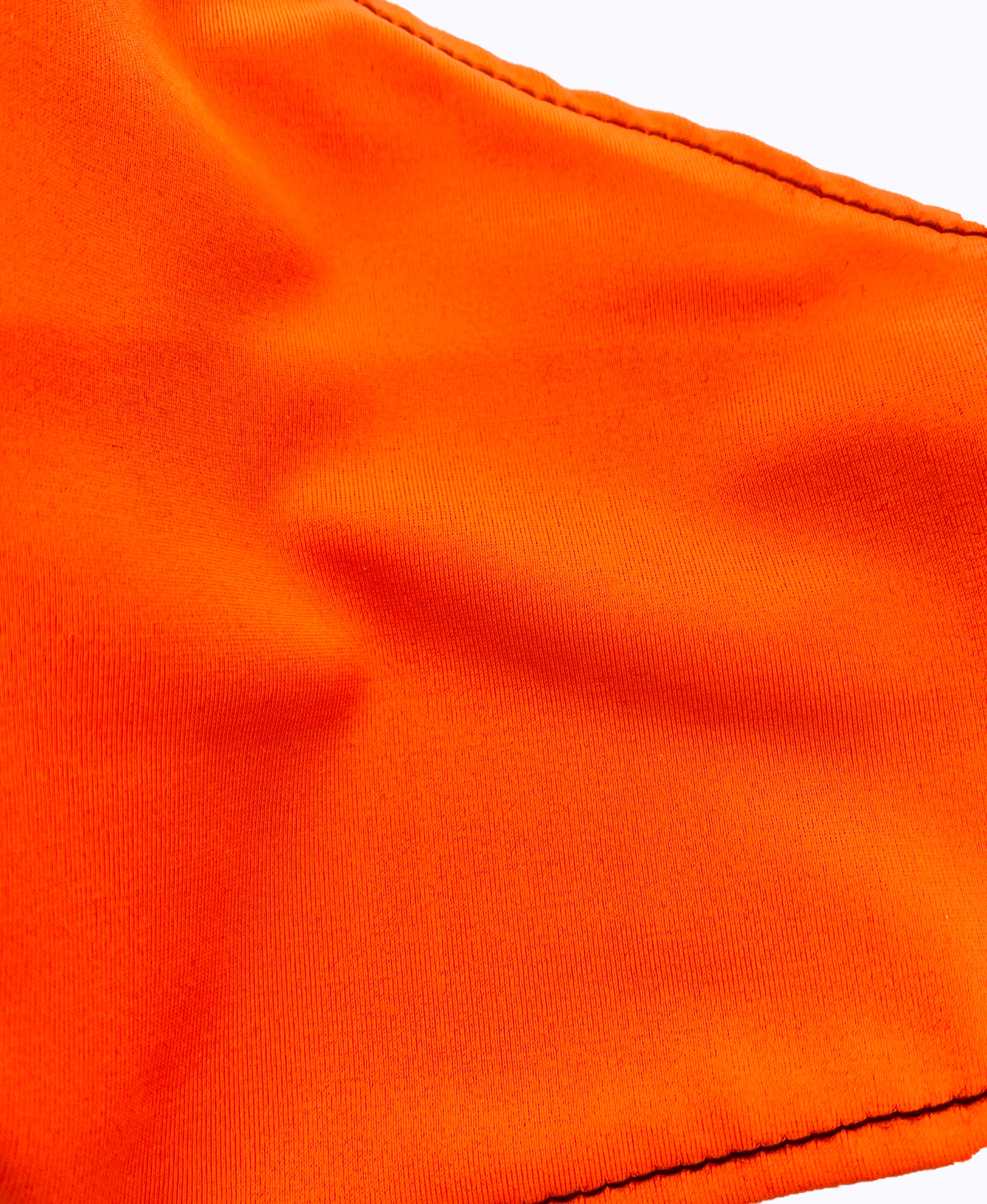 Neon Orange Black Soft Reversible Mask – NARCES